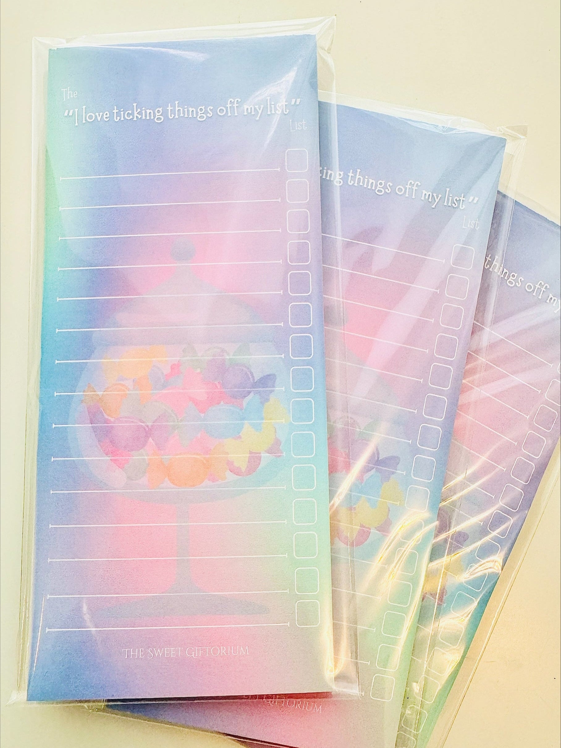 The "I love ticking things off my list" list notepads – The Sweet Giftorium